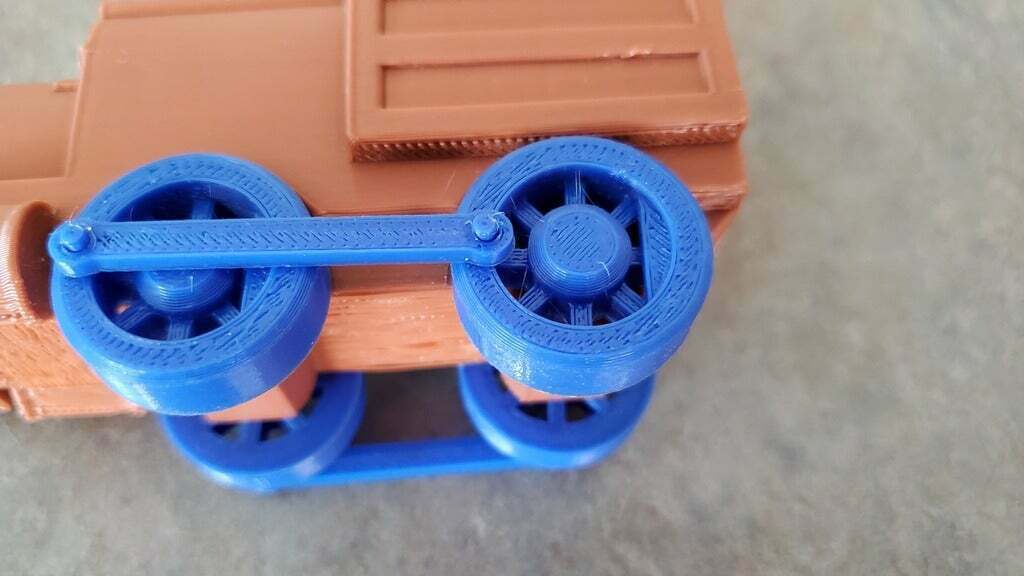 Free STL file Toy Train Improved Wheels・3D print design to download・Cults